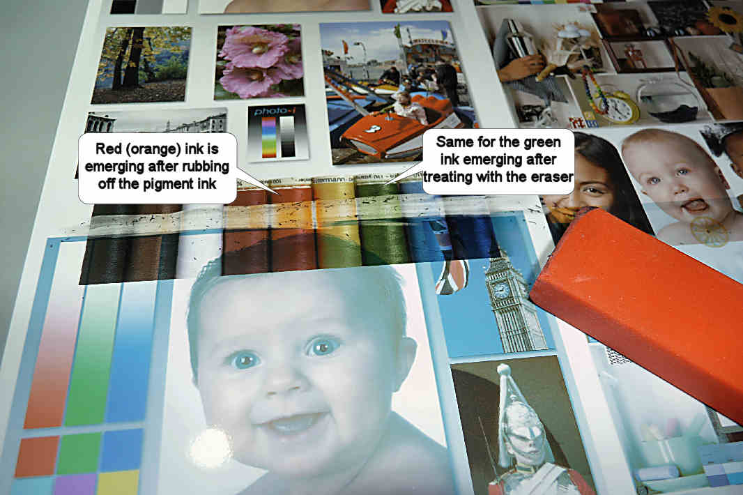 The Ultimate pigment ink test in Canon i9950 A3+ dye ink printer ...