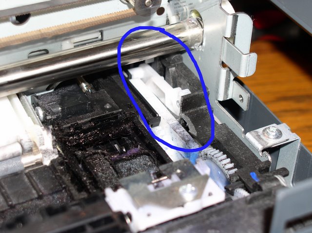 Canon i860 -This Broken Piece Causing Error 5100? (pics ...