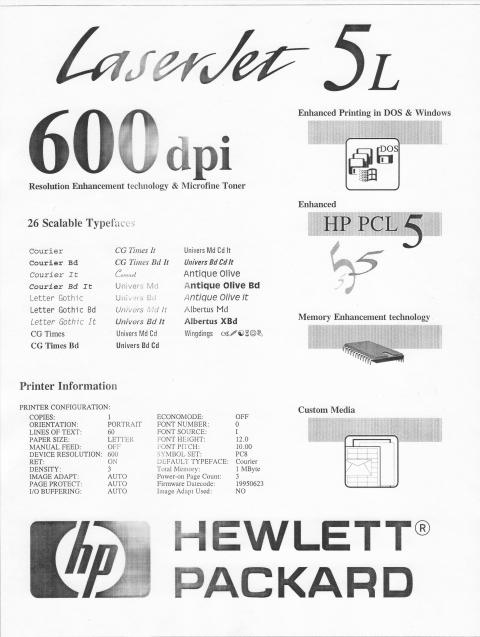 HP LaserJet 5L Prints Uneven Darkness | PrinterKnowledge - Laser, 3D ...