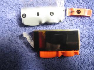 Comparison of old style orange caps with the new style orange caps ...