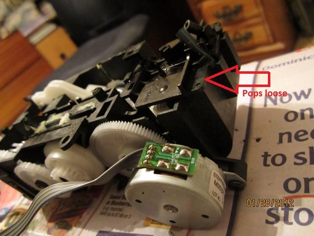 Can the Canon S750 purge unit be run off-chassis for inspection ...